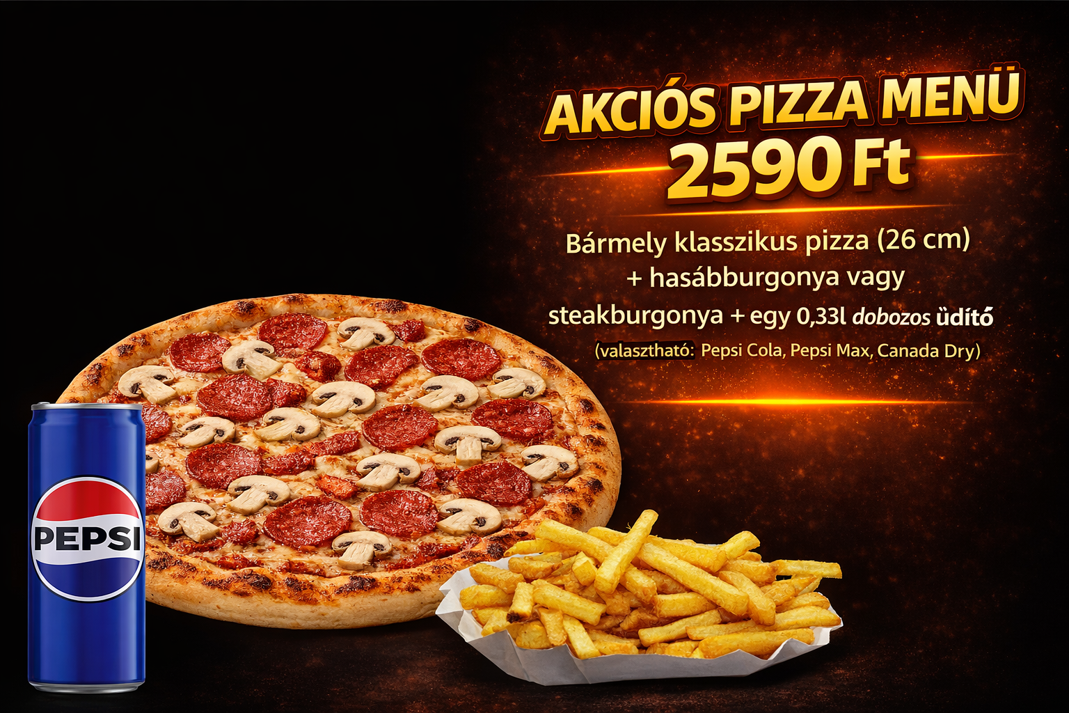 Don Carlos Pizzéria - pizza házhozszállítás - rendelés, olasz étel ...
